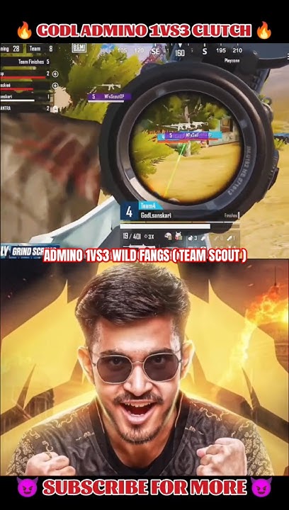 GODLIKE ADMINO 1VS3 CLUTCH IN T1 SCRIMS JONATHAN GAMEPLAY SOLOXADYYYY E33 #shorts # ...