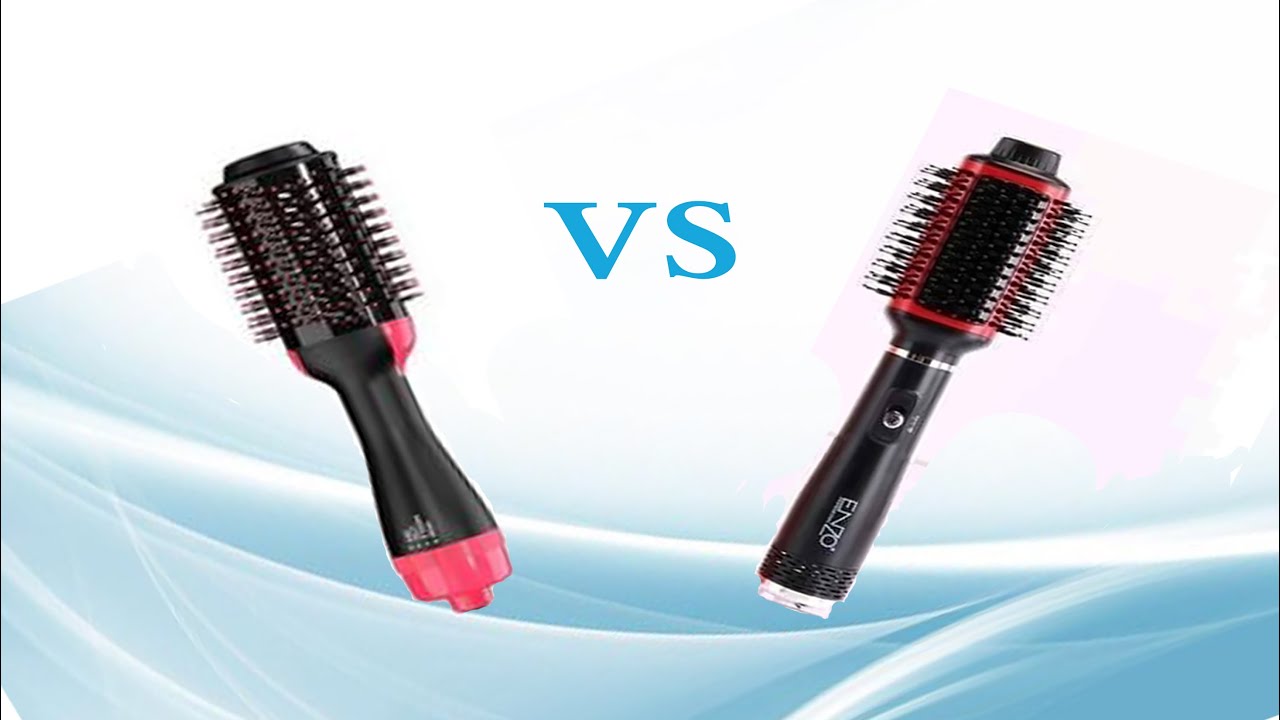 Enzo 4 en 1 VS One Step مقارنة بين المشط الهوائي اينزو 4 في 1 والمشط ...