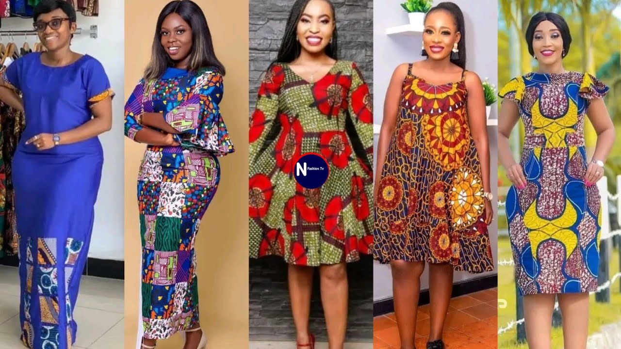 MISHONO MIPYA YA VITENGE AFRICA OUTFITS ANKARA SHORT DRESS ASOEBI SKIRT ...