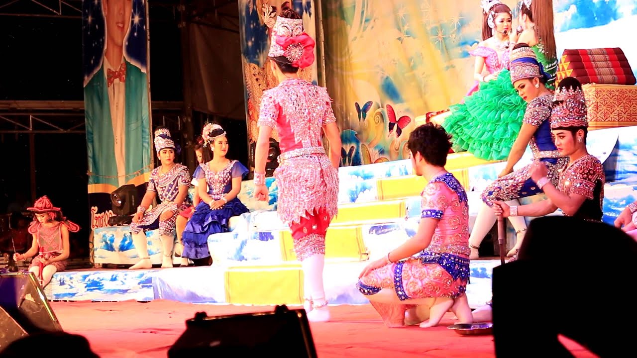 ฉาก 3-ลิเก Likay ศรราม น้ำเพชร popular folk theatre from Thailand-Likay ...