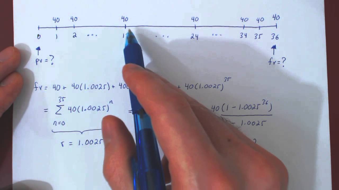 Geometric Series and Compounded Interests - 3 - YouTube
