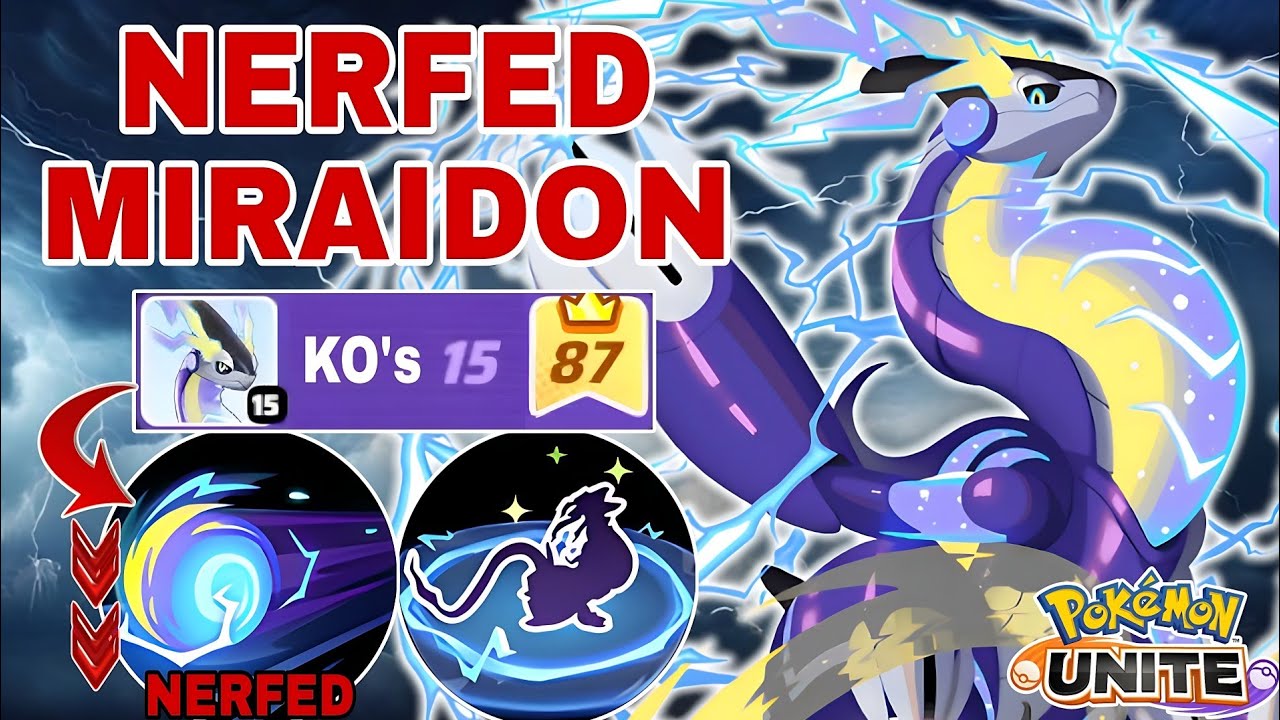 How Does ELECTRO DRIFT MIRAIDON Feel After the Nerfs?! | Pokemon Unite ...