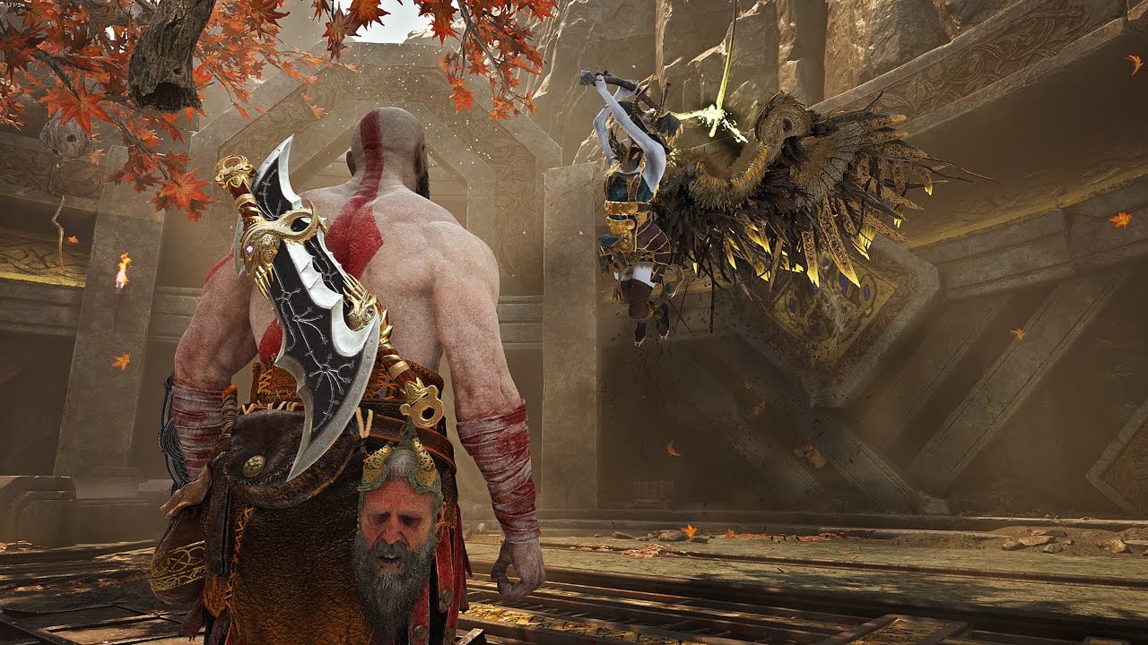 God Of War - Calm & reasonable Kratos Vs Valkyrie Eir - YouTube