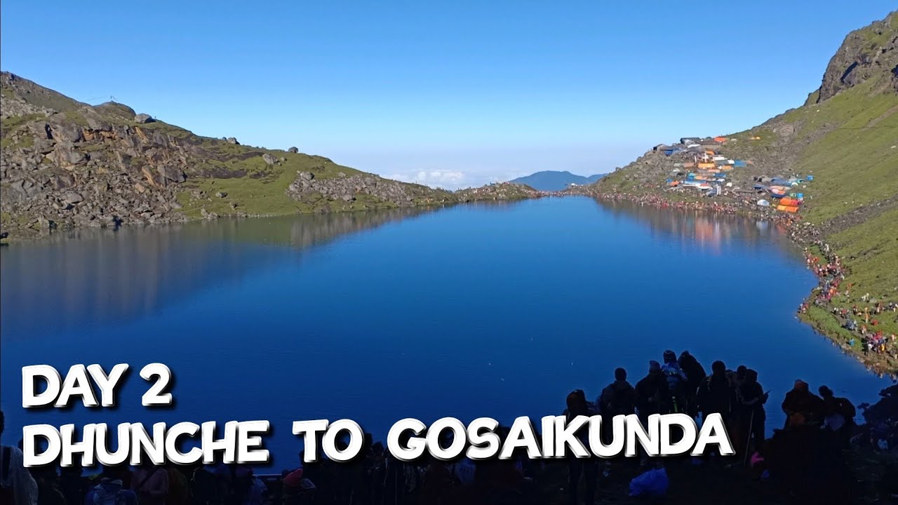GOSAIKUNDA TREKS | JANAIPURNIMA | DAY 2 | DHUNCHE TO GOSAIKUNDA ...