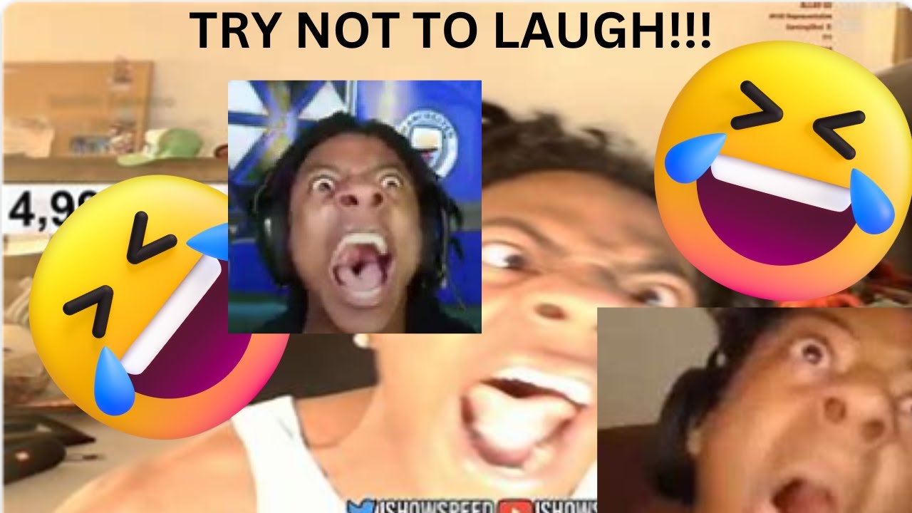TRY NOT TO LAUGH!!!!!😂😂😂100% FAIL!!!!! ishowspeed edition! - YouTube