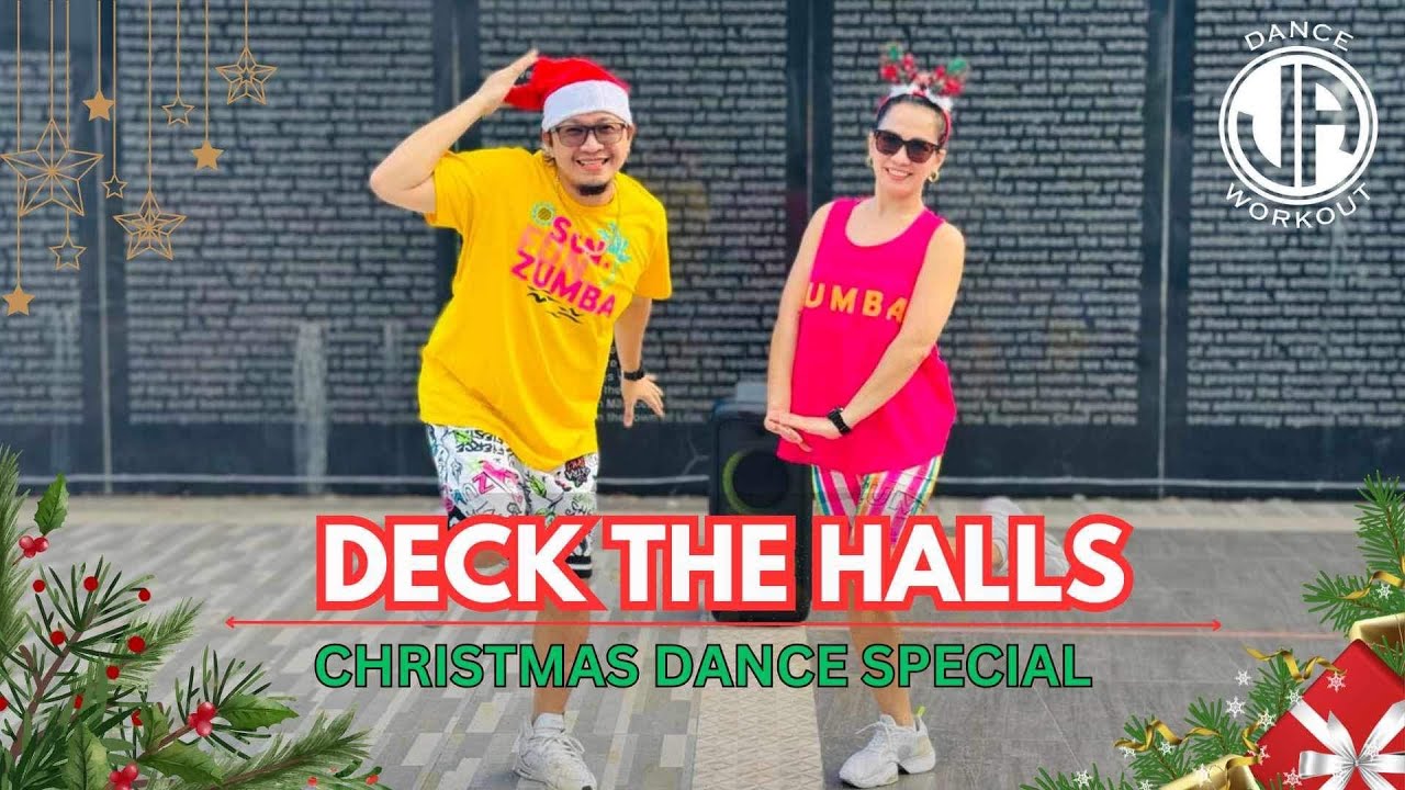 DECK THE HALLS ( Christmas Dance 2024 ) Dj Darvin remix l Dance workout ...