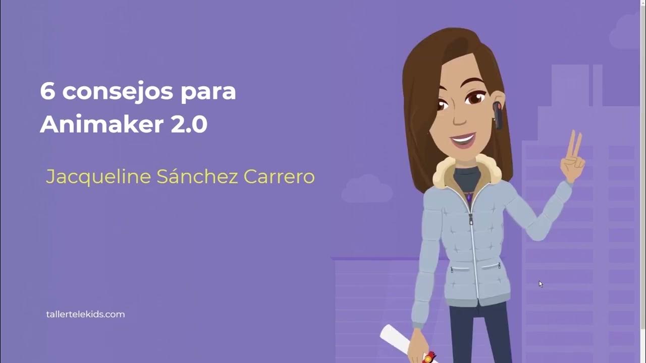 Curso tutorial "Aprende a hacer vídeos animados con Animaker 2.0" en su plan gratuito. Lección ...