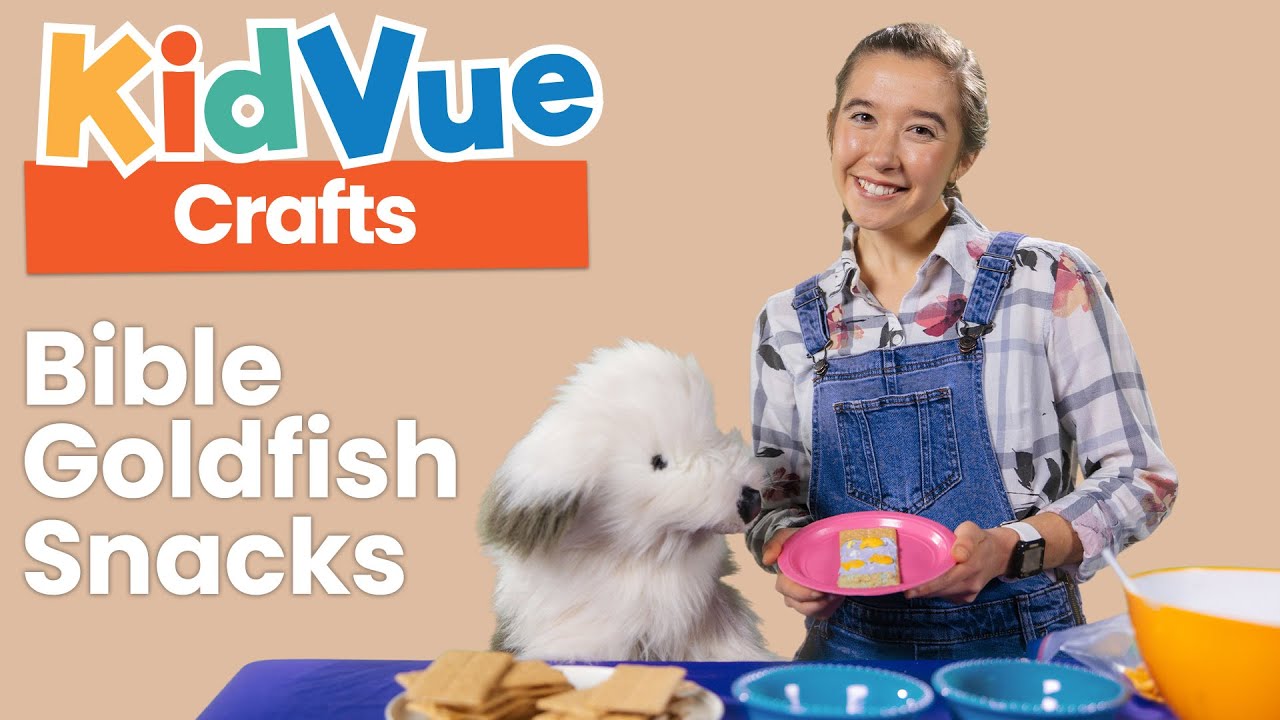 Bible Goldfish Snacks | Bible Crafts for Kids - YouTube