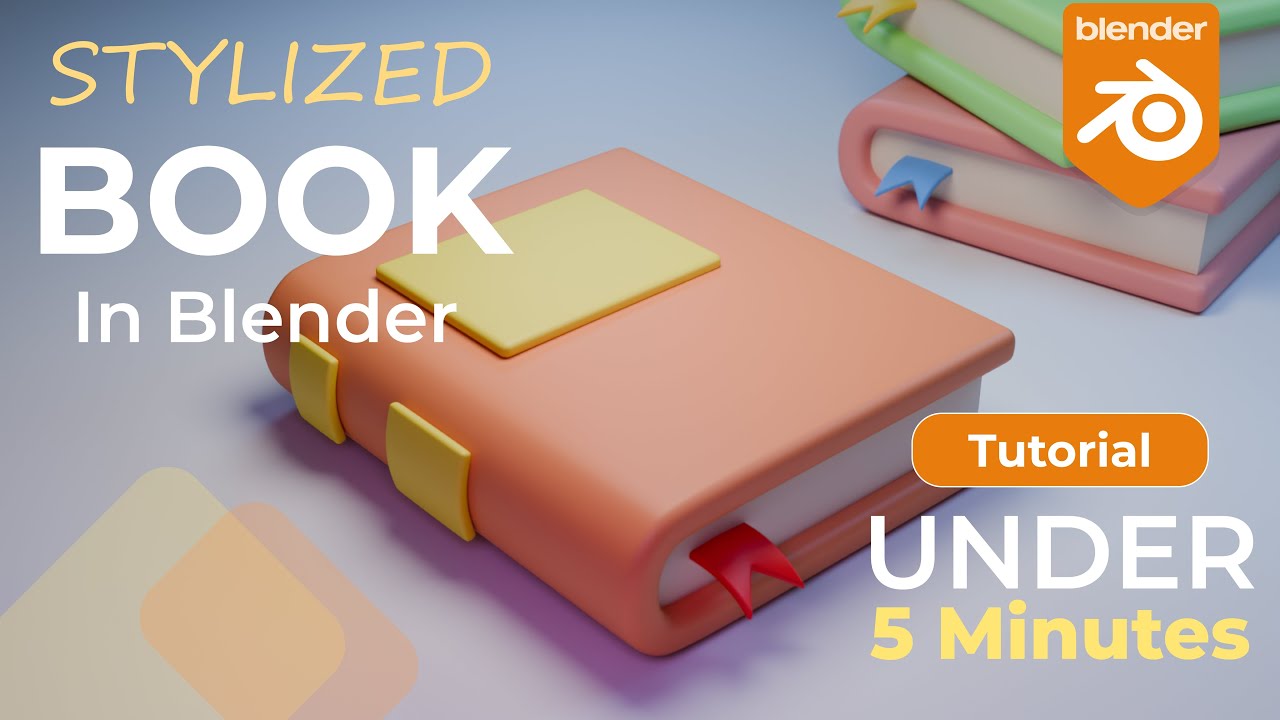 Create Stylized Book Under 5 Minutes | Blender Tutorial | Jagruthi ...