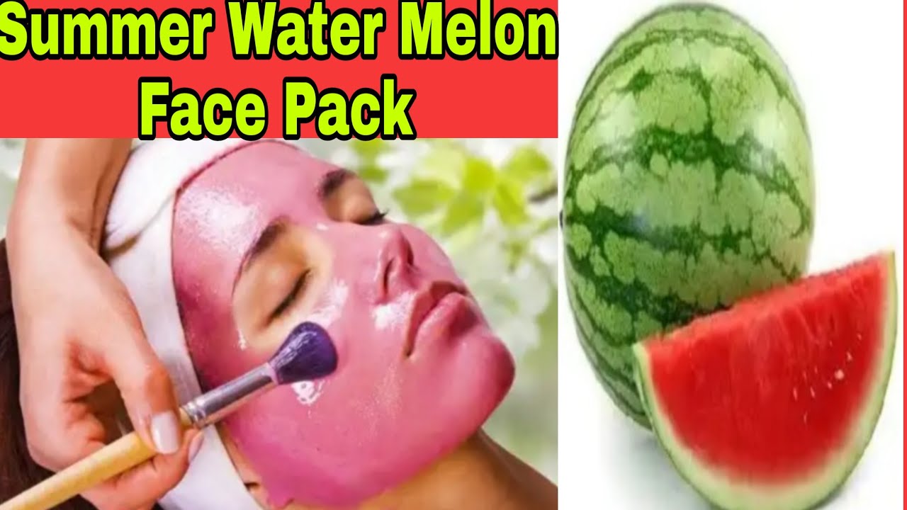 DIY Summer Special Watermelon Face Pack | Watermelon Face Scrub ...
