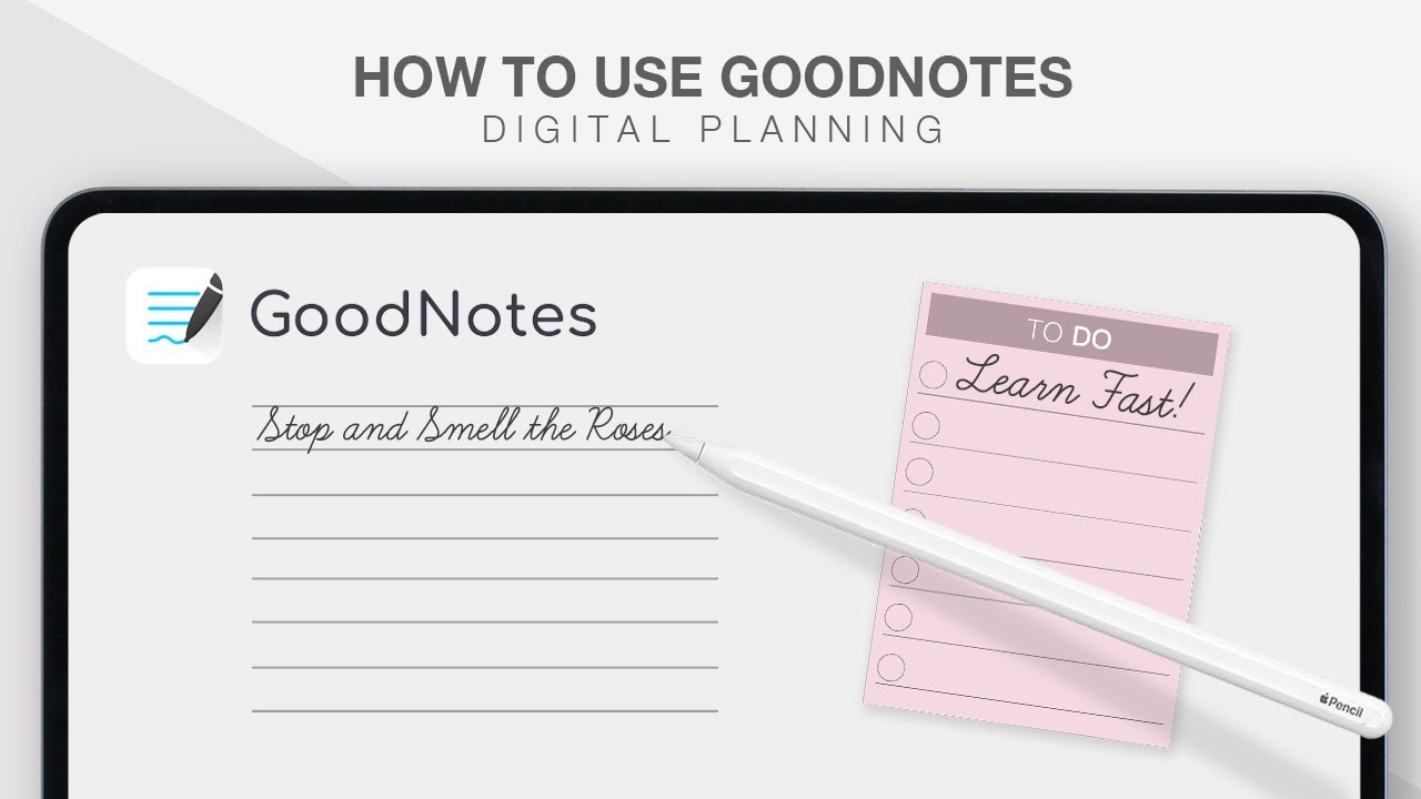 Digital Planning - How to use GoodNotes - YouTube