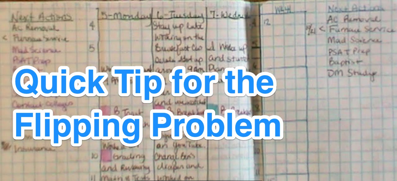 Quick Tip for the Flipping Problem - YouTube