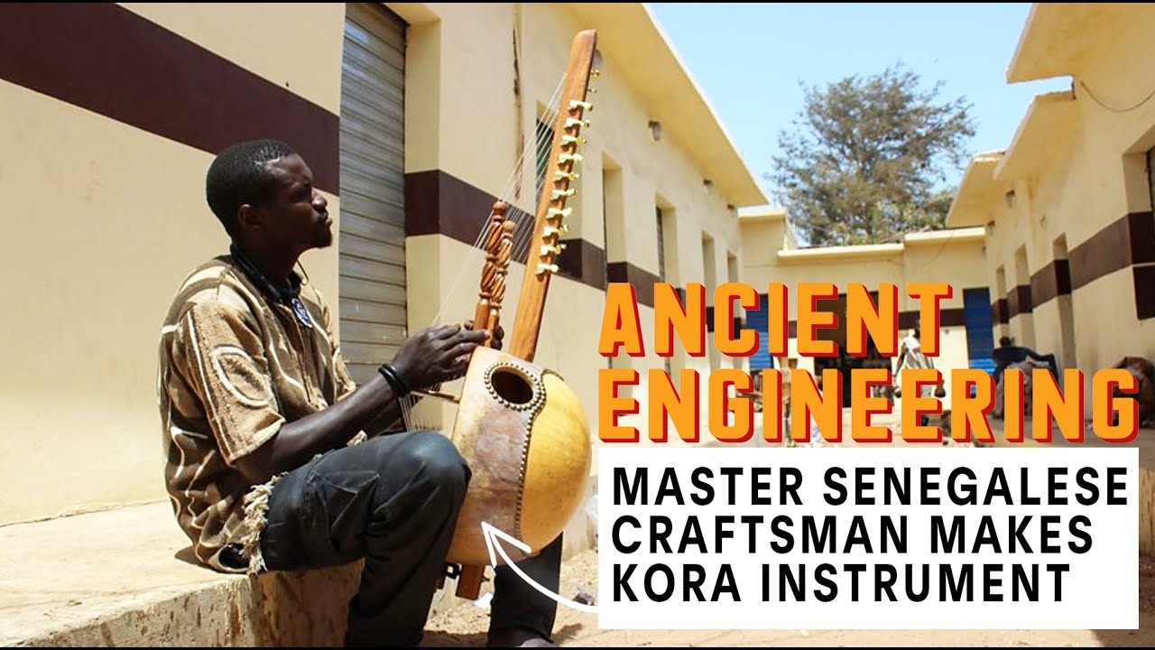 Handmade in Africa - Senegalese Craftsman Makes Traditional Kora ...