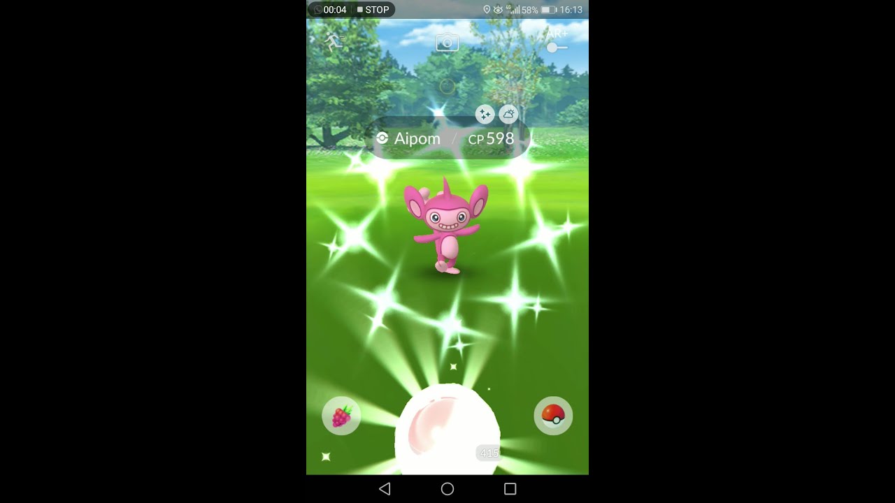 Shiny Aipom - Pokemon Go - YouTube