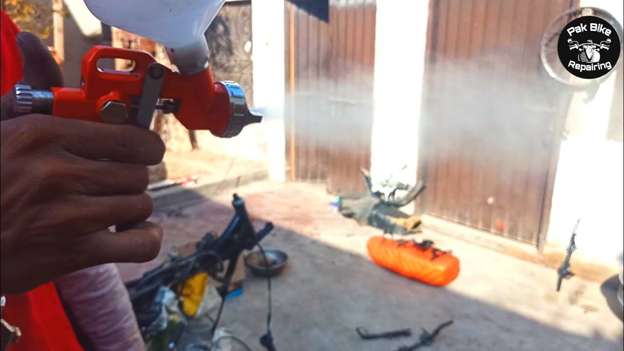 Best spray gun || Best Spray Gun To Color Unboxing || Pak bike ...