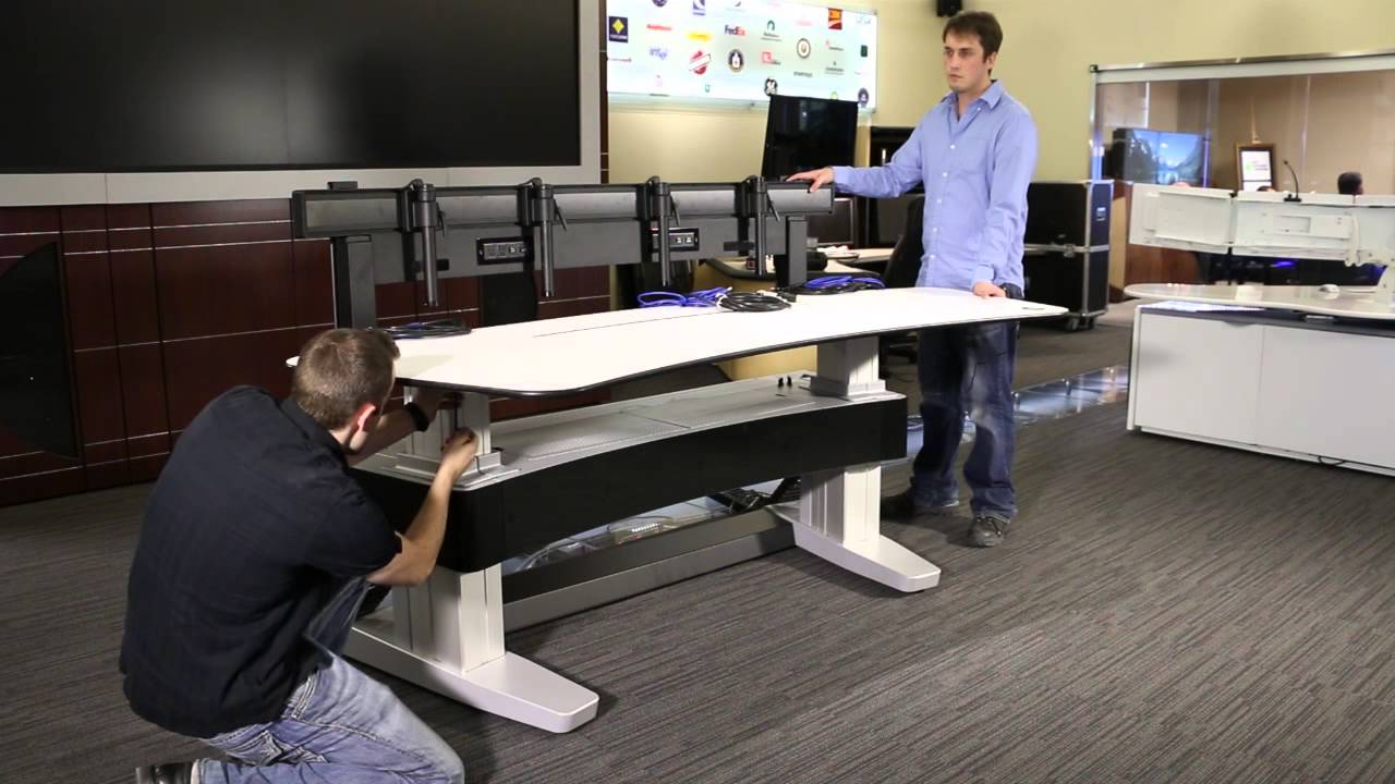 Attaching the Experion Orion Console work surface - YouTube
