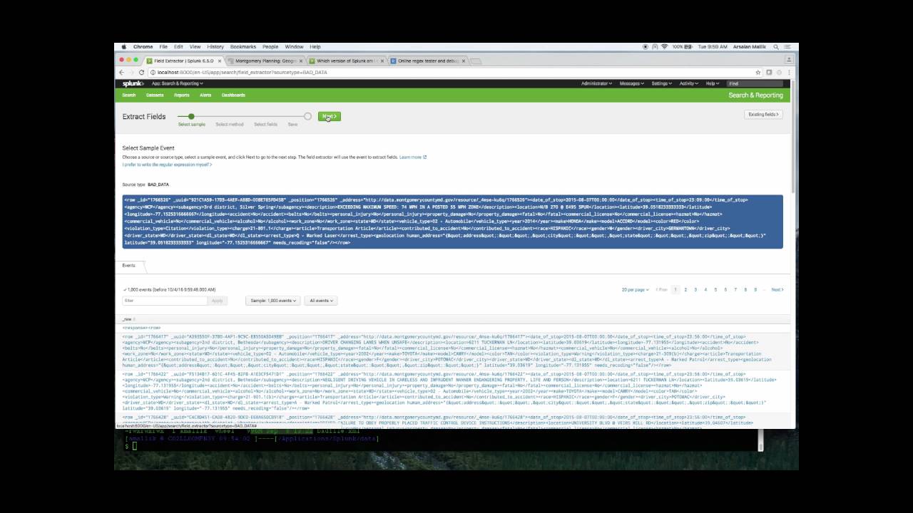 Splunk Custom Data Load Youtube