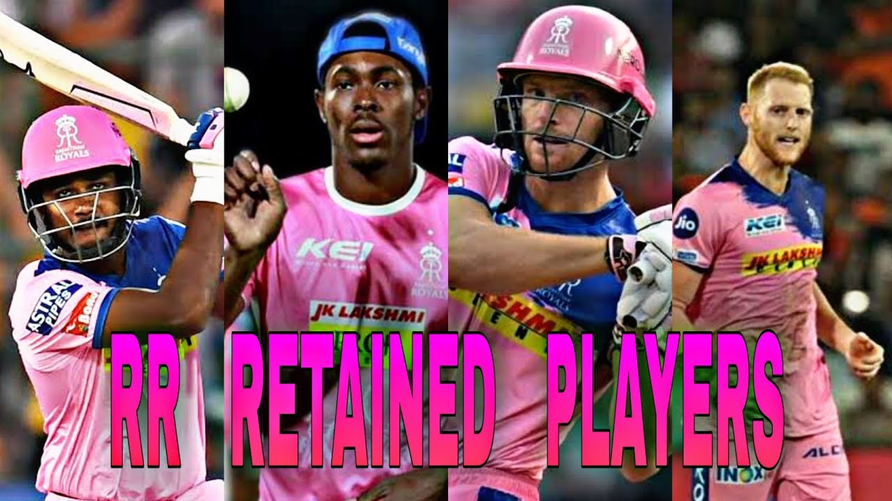 Rajasthan Royals Retained Players Official | RR Retained Players | IPL ...