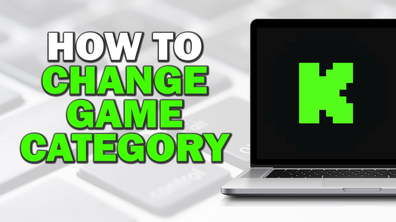 How To Change Game Category On Kick.com (Quick Tutorial) - YouTube