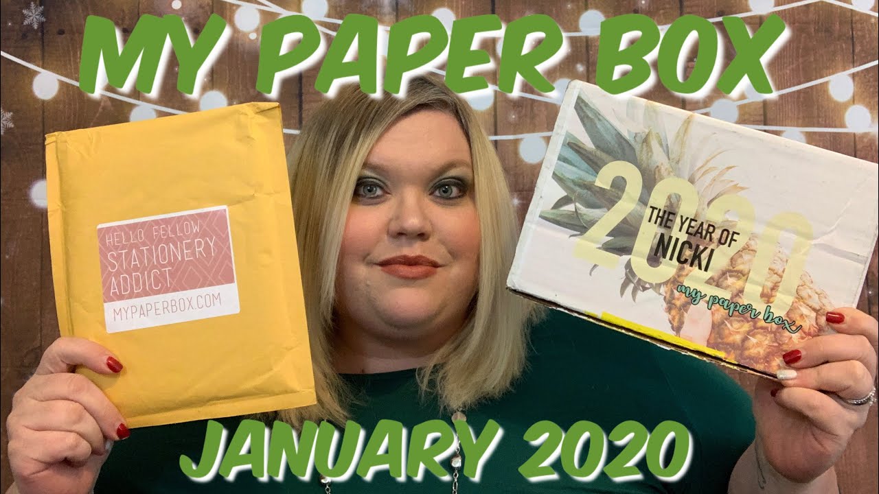 My Paper Box | January 2020 | Love This Month So Much! - YouTube