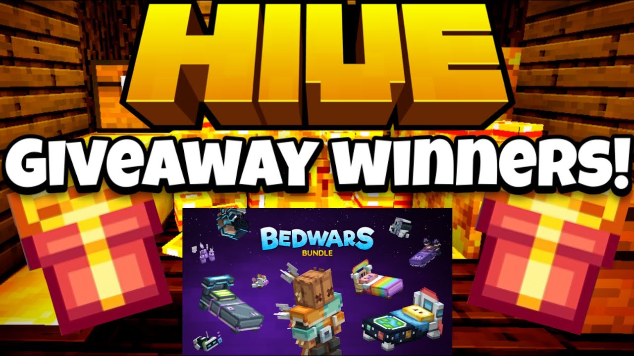 Hive Bedwars Bundle Giveaway WINNERS! - YouTube