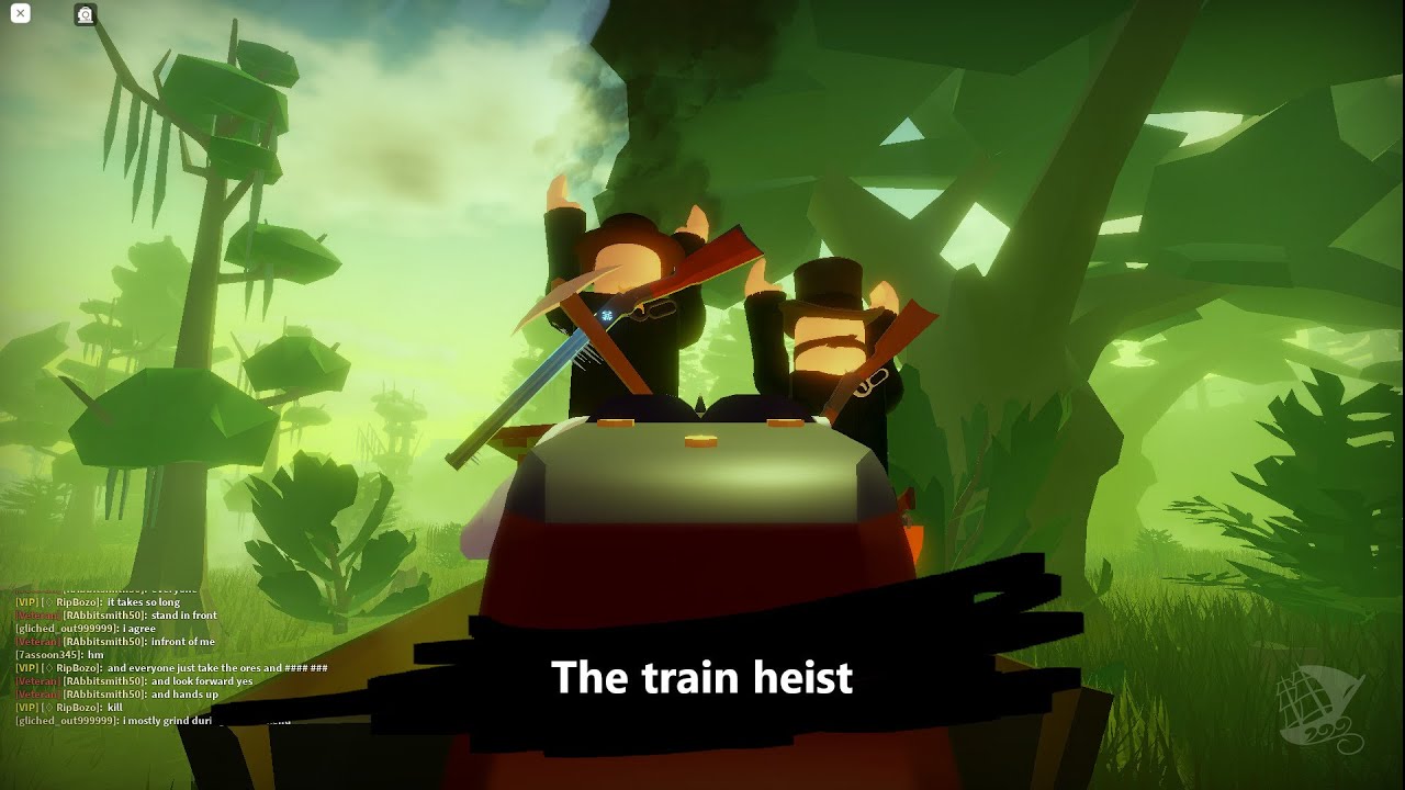 The great train heist - Roblox wild west - YouTube