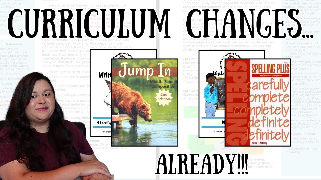 CURRICULUM CHANGES...ALREADY!! CHANGING CURRICULUM BEFORE WE STARTED||A ...