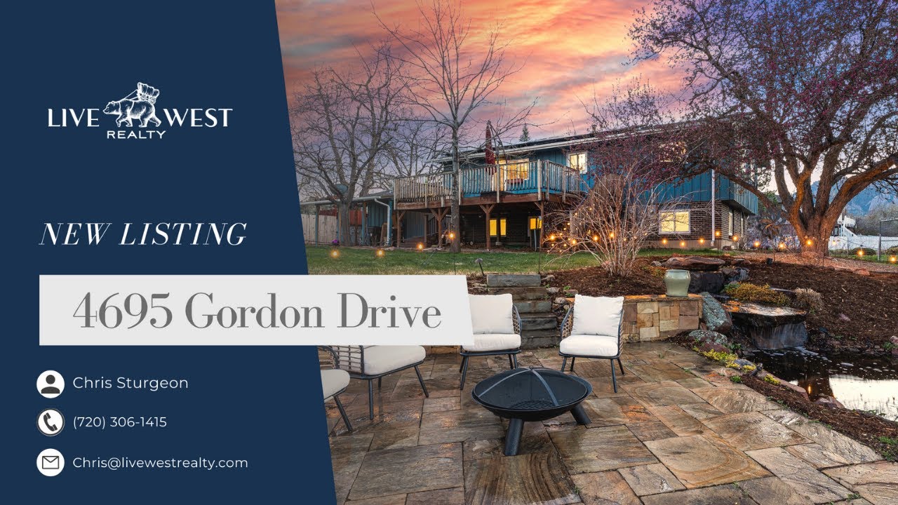 4695 Gordon Dr. | Boulder - YouTube