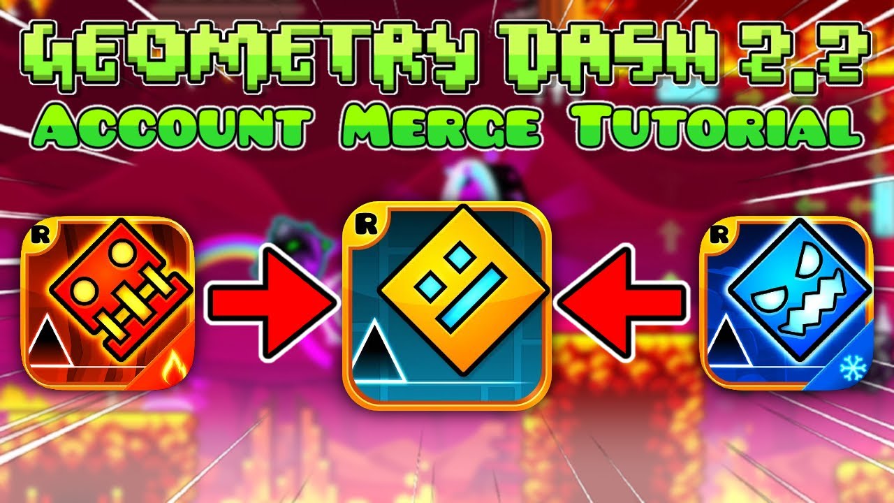 How To Merge Saves In Geometry Dash 2.2 - YouTube