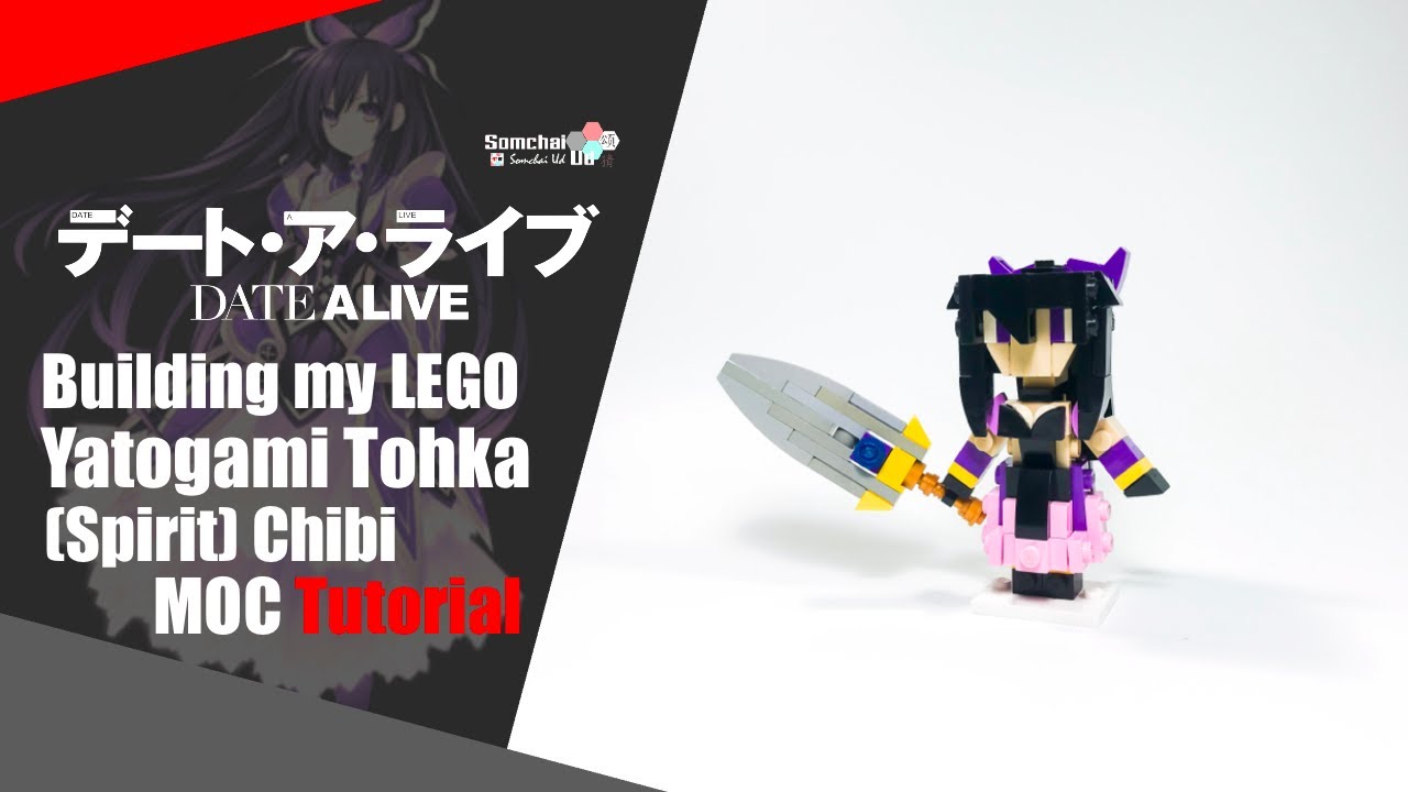 LEGO Date A Live Yatogami Tohka (Spirit) Chibi MOC Tutorial | Somchai ...