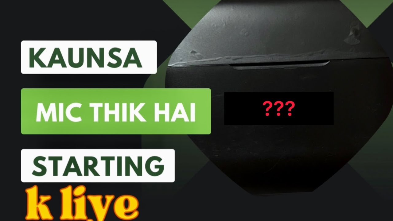 kaunsa Mic Le Video bnane k liye - Youtube Video's k liye kaunsa Mic ...