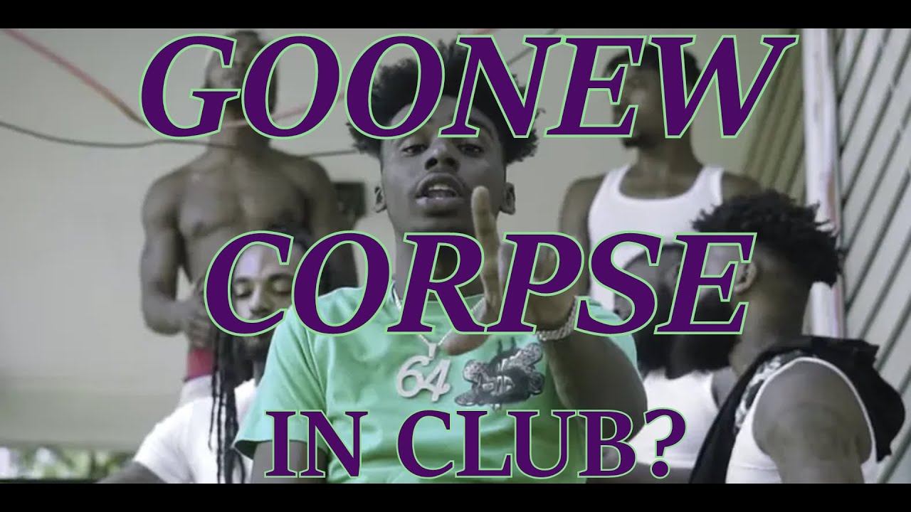 RAPPER DEAD BODY ON STAGE IN CLUB STANDING UP..AT DMV RAPPER GOONEW ...