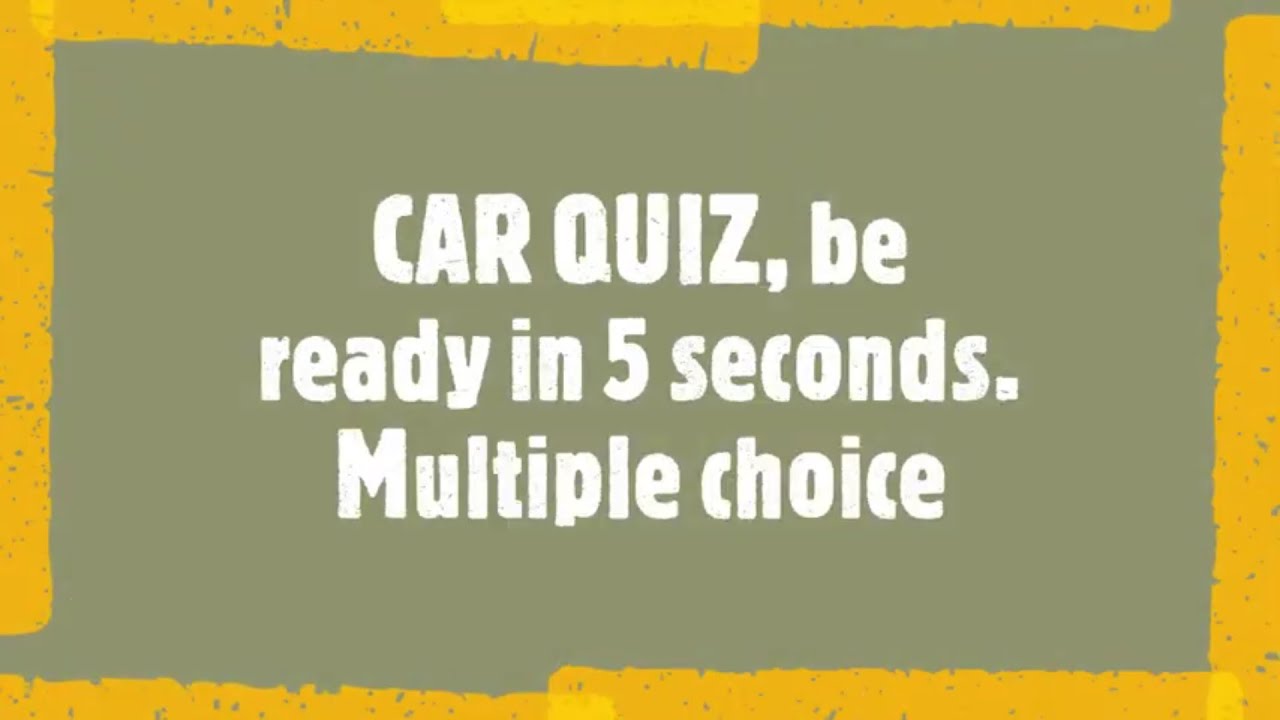 Car general knowledge quiz 1 - YouTube