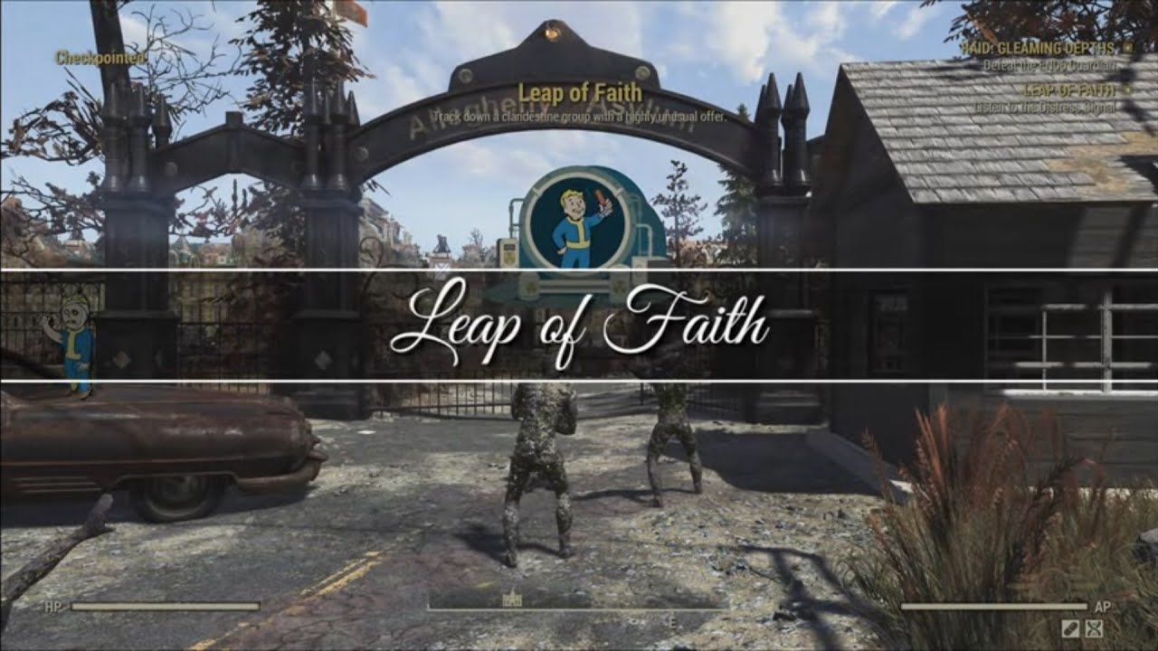 Fallout 76 - Leap of Faith - no commentary - YouTube