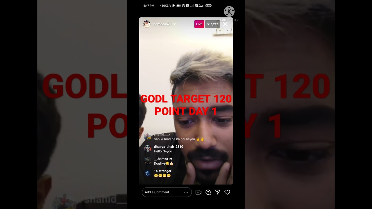 GODL TARGET 120 POINT DAY 1 - YouTube