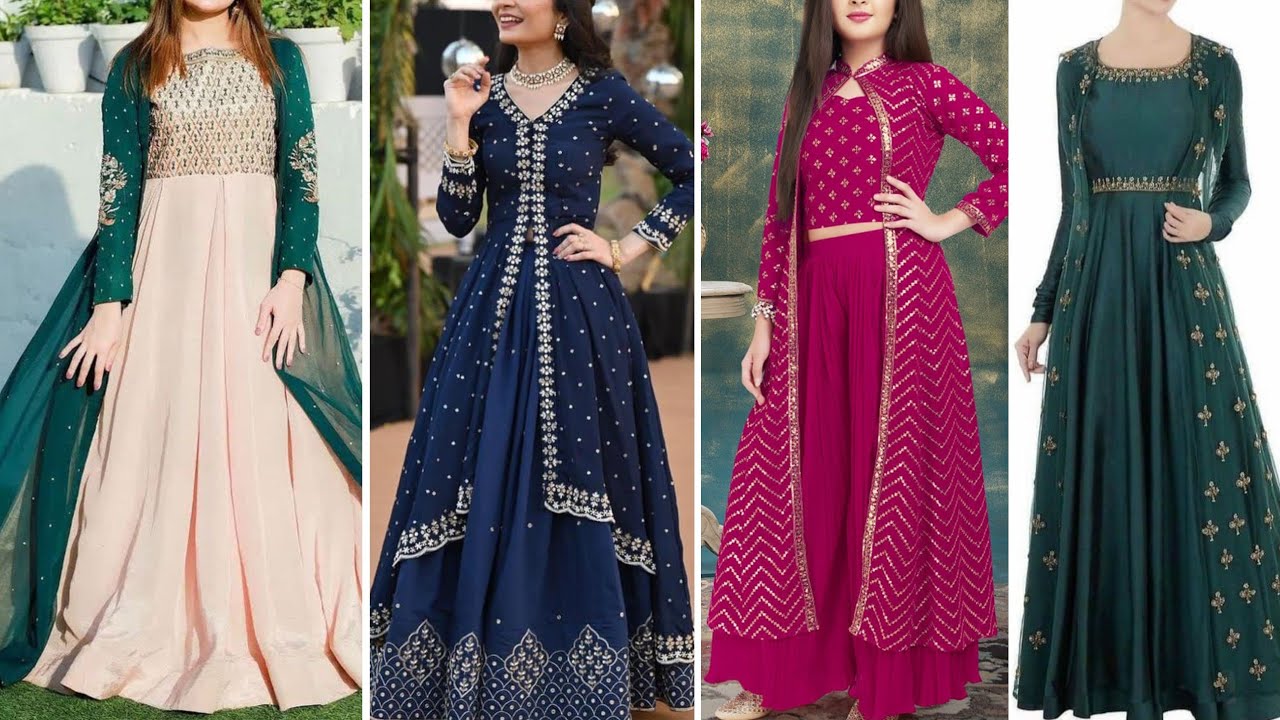 Beautiful Shrug Dresses Designing Ideas 2024 || Shrug Dresses. - YouTube