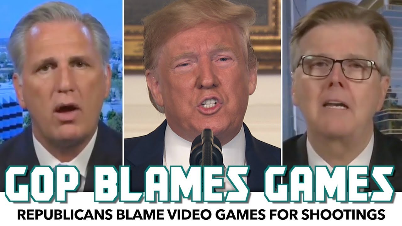 Republicans Blame Video Games For Mass Shootings - YouTube
