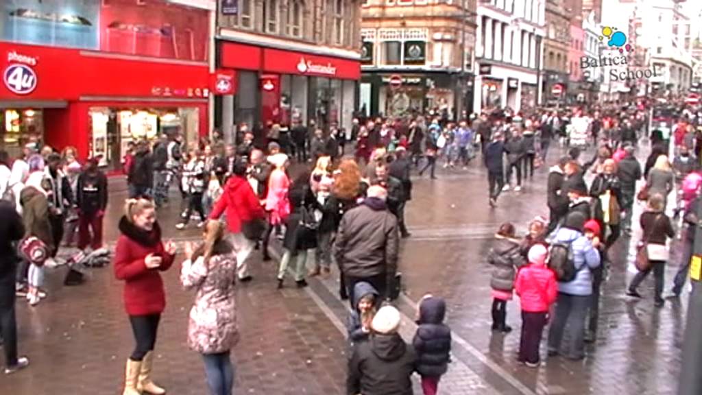Leeds - Flash mob by Baltica - YouTube