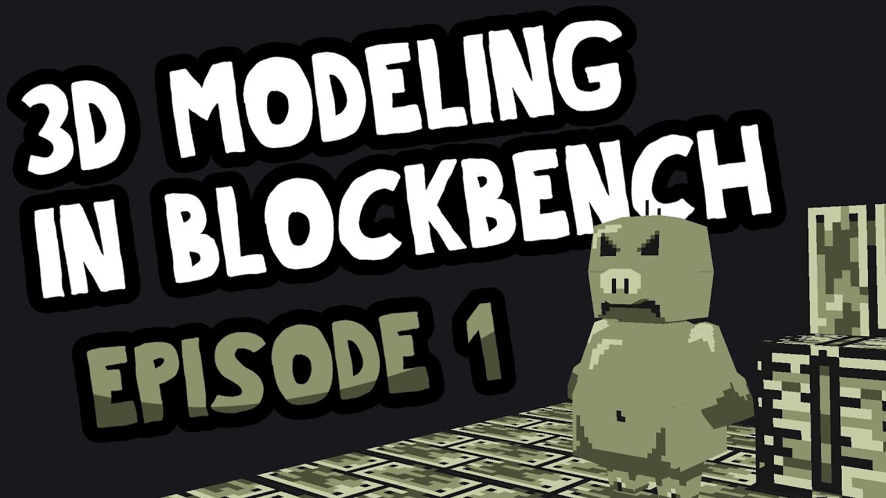 Modeling my Snot Pig in Blockbench | Low Poly Series Episode 1 - YouTube