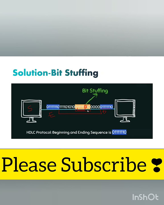 what is bit stuffing in bangla. - YouTube