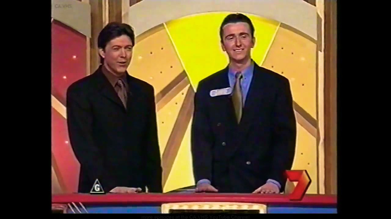 Wheel of Fortune Australia - Monday March 20th 2000, Major Prize Round ...