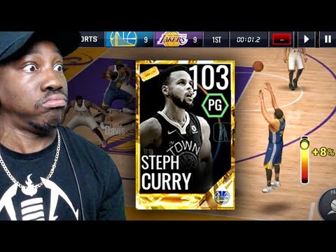 103 OVR GOLDEN TICKET STEPH CURRY SHOOTING DEEP 3 POINTERS! NBA Live Mobile 18 Gameplay Ep. 66
