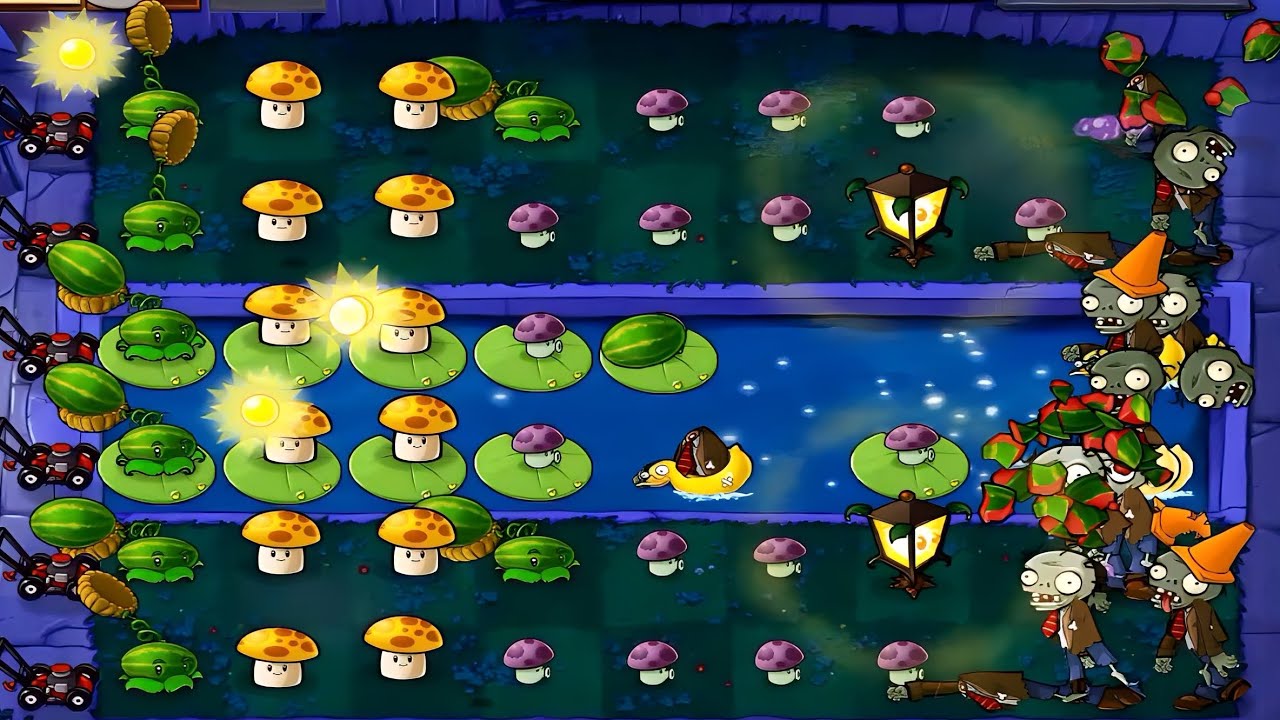 Plants vs Zombies| Adventure 2| Fog Zone| Gameplay| Gamingvideos ...