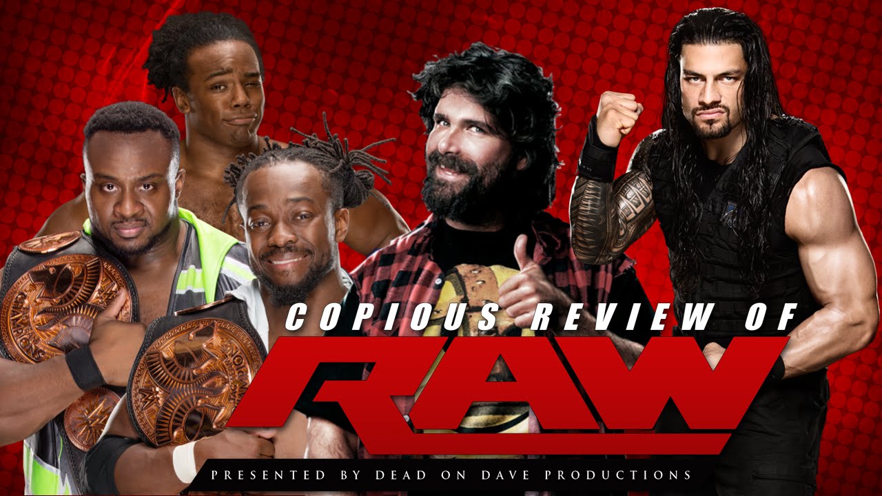 WWE RAW 3/14/2016 REVIEW - Mick Foley Passes The... Barb Wire Bat ...