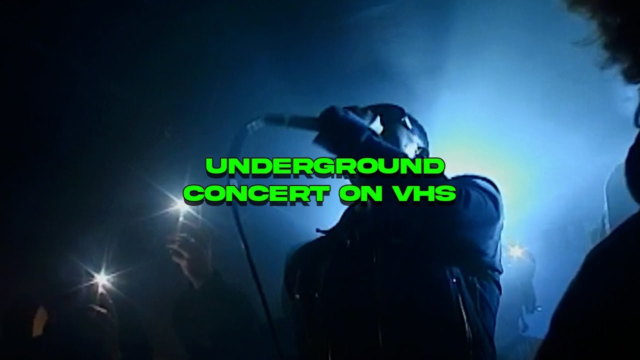 Underground CONCERT in San Francisco - captured on VHS - YouTube