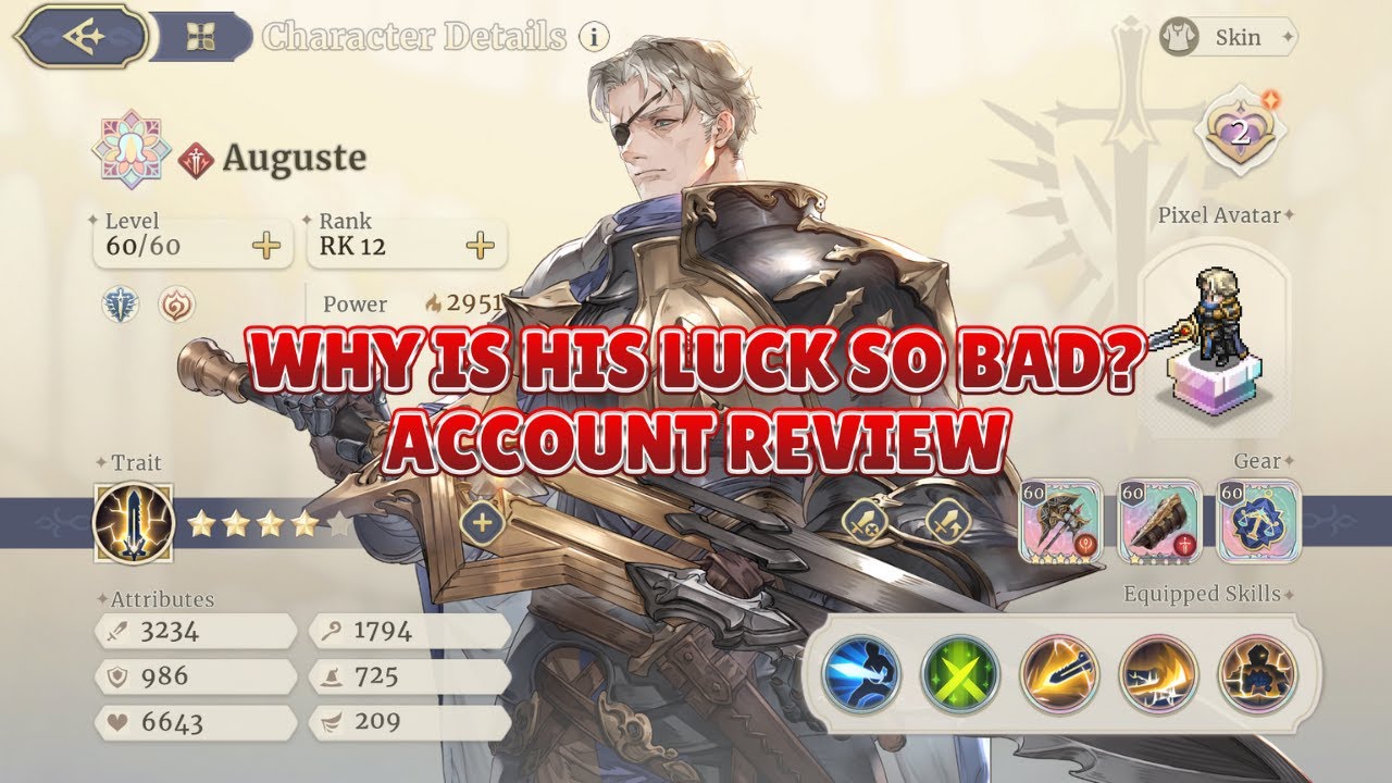 DAY 1 PLAYER WITH 1 ARMGUARD? GG BAD LUCK [Sword of Convallaria] - YouTube