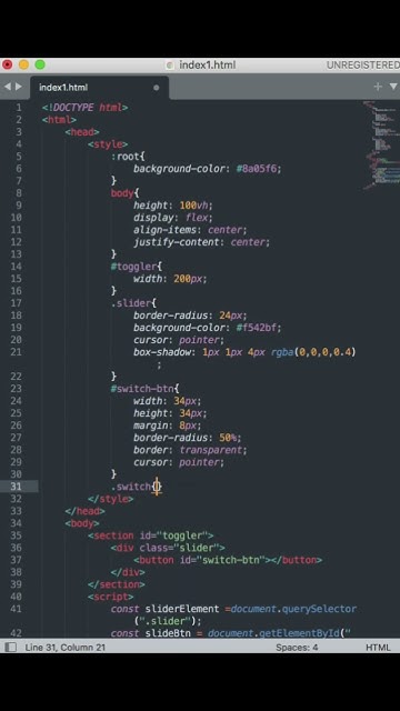 Animated Toggle Source Code Link In First Commenthtml Css Javascriptcodingvines