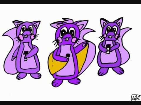 Purple Squirrels (N-ESPS)- sing Squirrels by Perry Gripp - YouTube