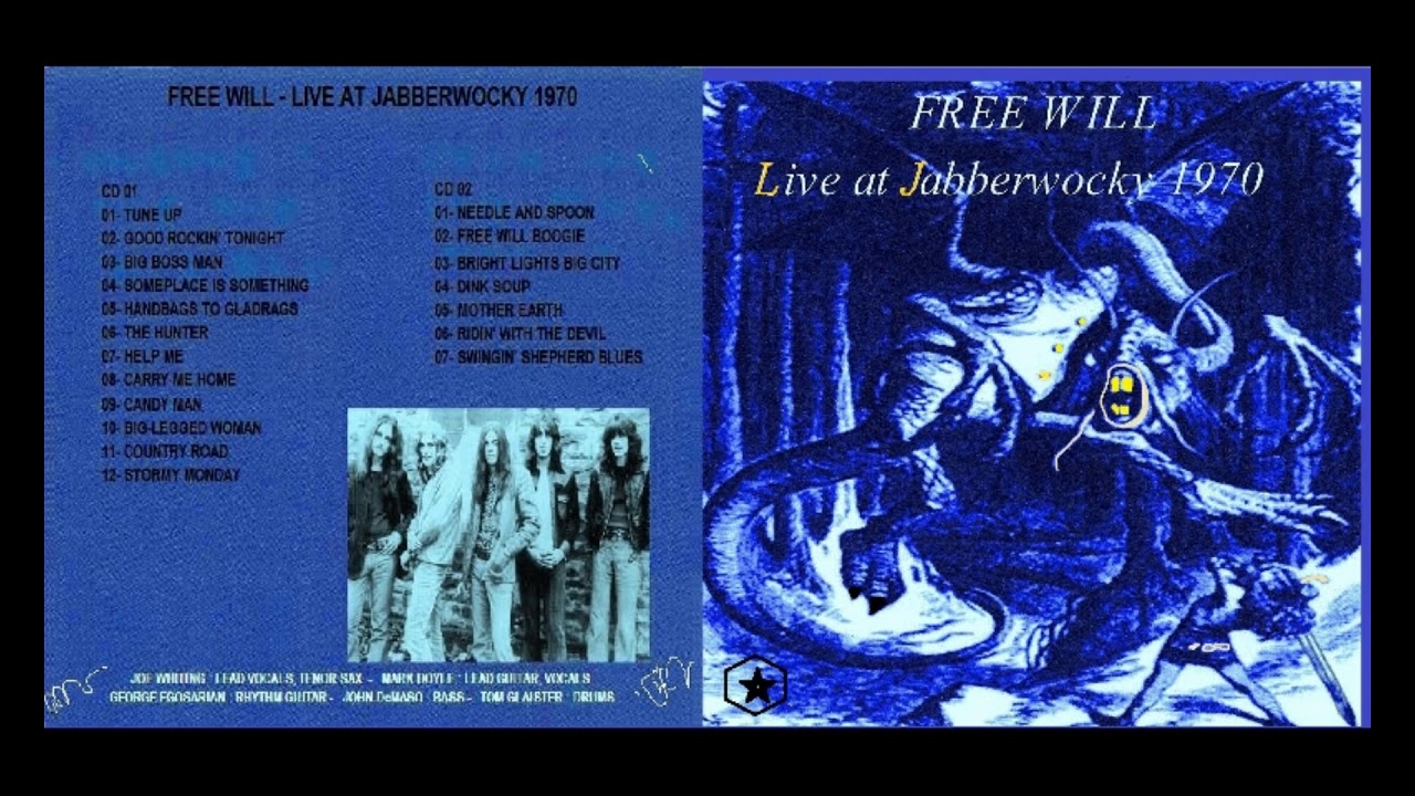 FREE WILL - Live at Jabberwocky 1970 - YouTube