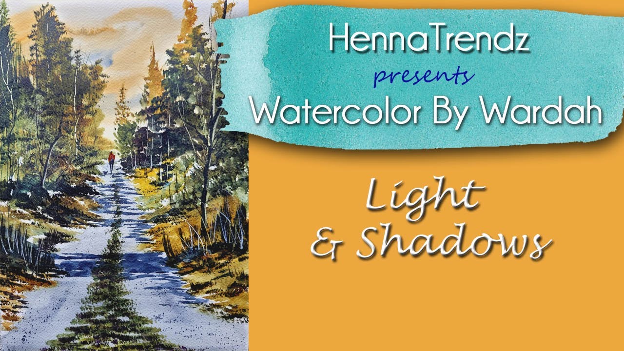 Shadows, Light, and Lifting techniques: Watercolor Landscape painting ...